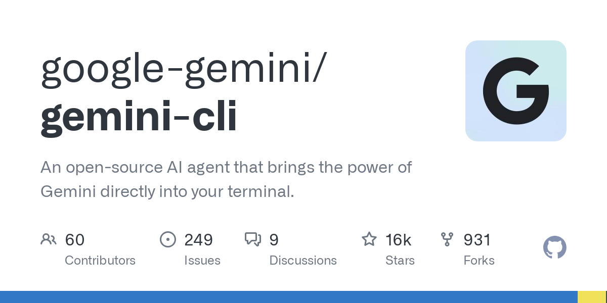 Google開源命令列AI工具Gemini CLI | iThome